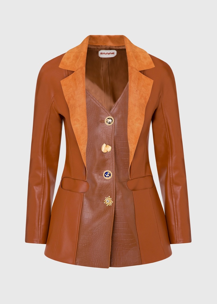 Terra luxe leather jacket | Sanne